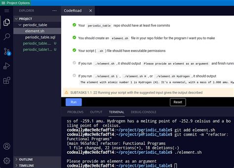 Periodic Table Db Test Case Not Passing Backend Development The