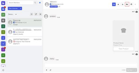 thread operations in inbox integration woztell platform documentation
