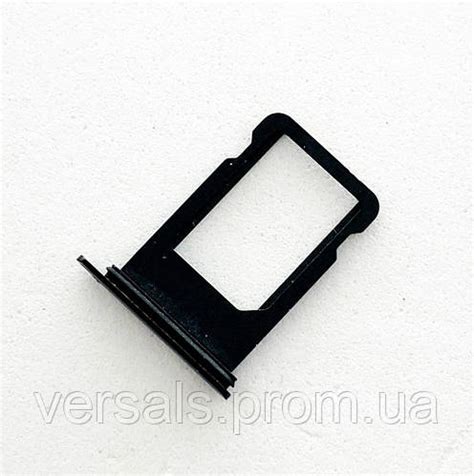 Лоток для сим карты iPhone 7 Plus, черный матовый (ID#749278968), цена ...