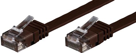 Hochflexibles Netzwerkkabel Patchkabel Cat6 Schwarz Ultraslim Flachkabel Gbit S Netzwerk