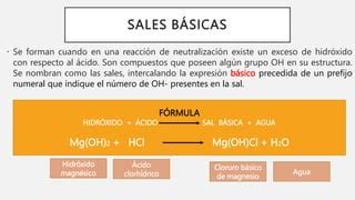 Sales ácidas Y Básicas Pptx