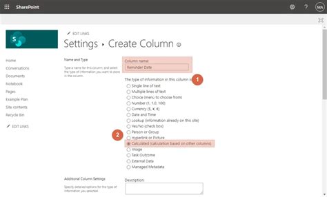 Calculated Column Sharepoint How To Create An Auto Incrementing Number