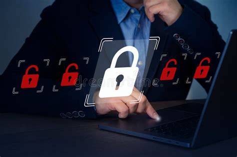 Good Protection From Hacker Attack Cybersecurity Concept Data Protection Or Firewall Stock