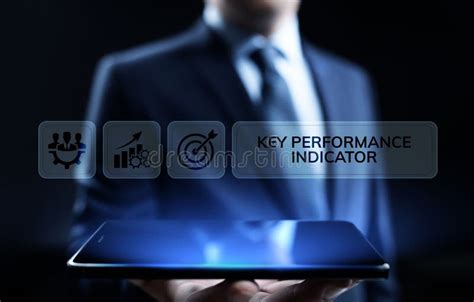 Kpi Key Performance Indicator Business And Industrial Analysis Concept On Screen Stock