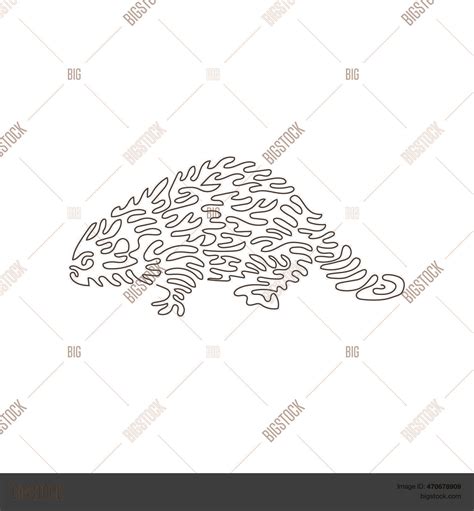 Continuous One Curve Vector And Photo Free Trial Bigstock