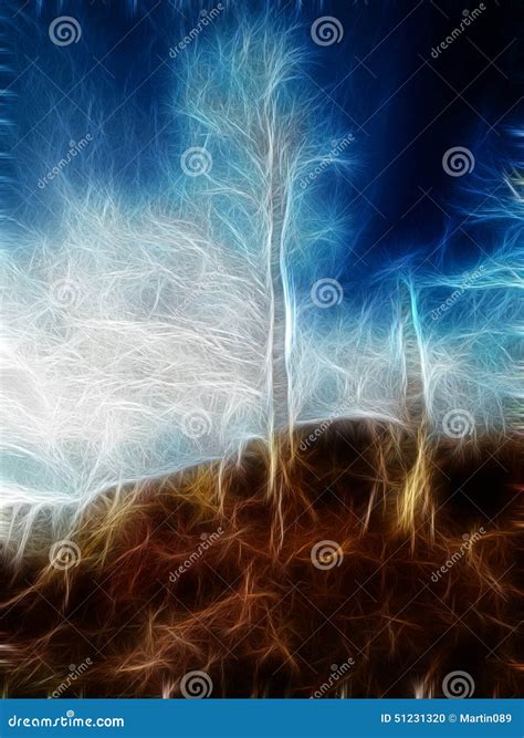Abstract Fractal Tree Stock Illustration Illustration Of Backdrop 51231320