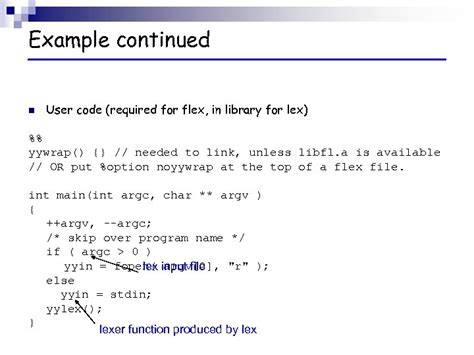 compiler tools lex yacc flex bison