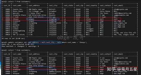 mysql 更新数据（update）（二十一） 知乎
