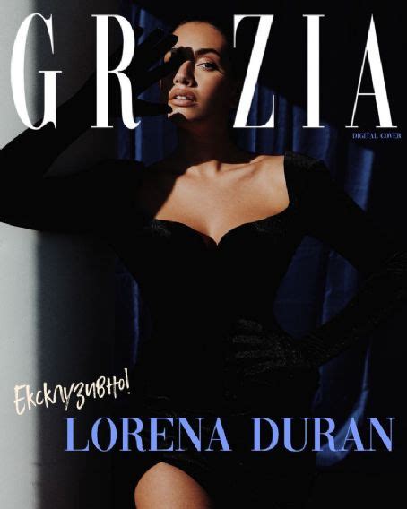 Lorena Duran Grazia Magazine October 2021 Cover Photo Bulgaria