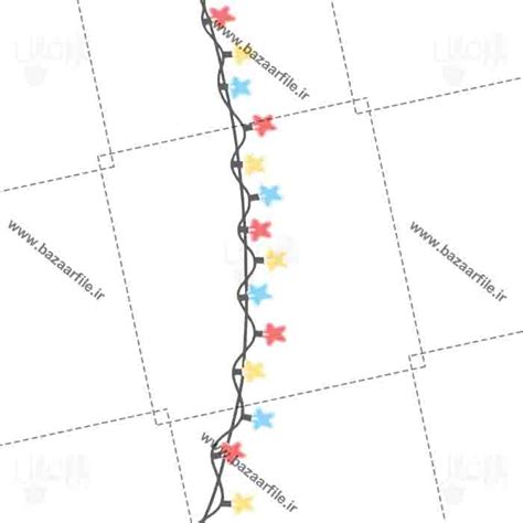 تصویر Png ریسه رنگی و چراغانی تصویر پی ان جی ریسه رنگی و چراغانی