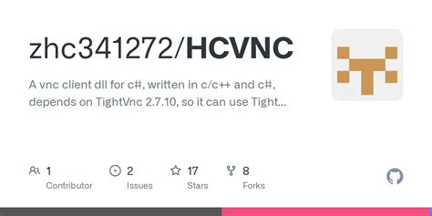 Github Zhc Hcvnc A Vnc Client Dll For C Written In C C And C Depends On Tightvnc