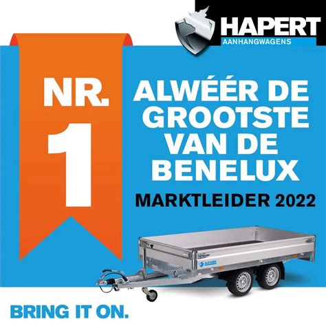 Marktleider 2022 Hapert Aanhangwagens