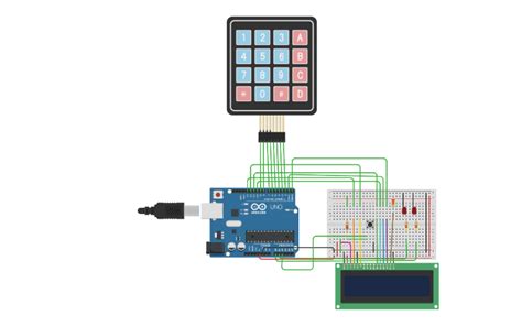 Circuit Design Controle De Acesso Atividade Tinkercad