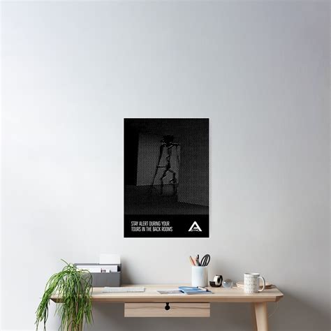 backrooms bacteria async warning poster hd poster for sale by