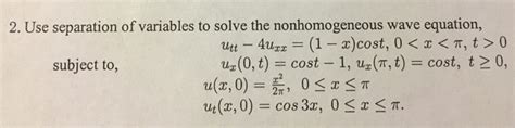 solved use separation of variables to solve the