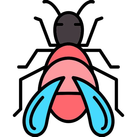 Bug Generic Outline Color Icon