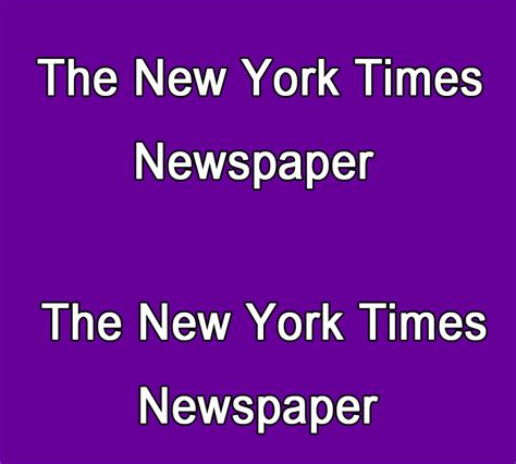 New York Times | The New York Times| NYT nytimes