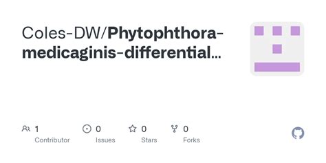 Github Coles Dw Phytophthora Medicaginis Differential Expression Analysis