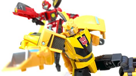 Transformers Earhspark Deluxe Bumblebee In Hand Images Transformers