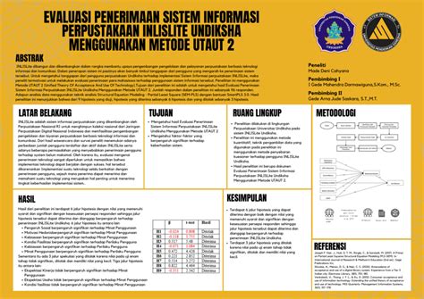 Poster Skripsi Prodi Sistem Informasi Undiksha