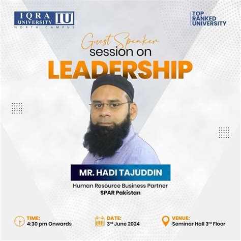 Muhammad Saim Malik On Linkedin Iqrauniversitynorthcampus Leadership
