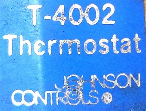 Johnson Controls T 4002 201 Thermostat Surplus Select