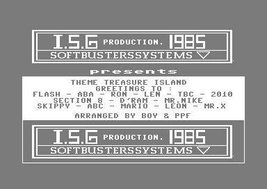 CSDb Theme Treasure Island By Illegal Software Group