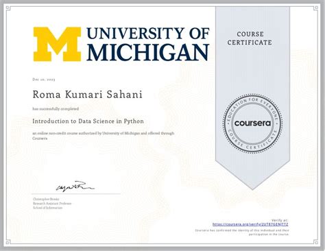 Introduction To Data Science In Python Roma Sahani