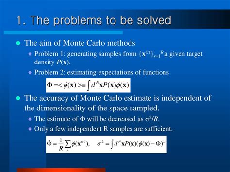 Ppt Introduction To Monte Carlo Methods Powerpoint Presentation Free