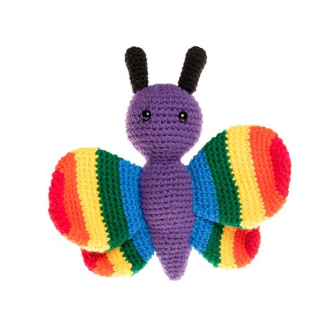 Rainbow Butterfly Amigurumi Pattern Wayward Pineapple Creations