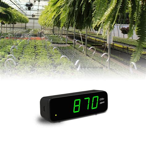 greenhouse accessories co2 detector carbon dioxide meter ndir sensor
