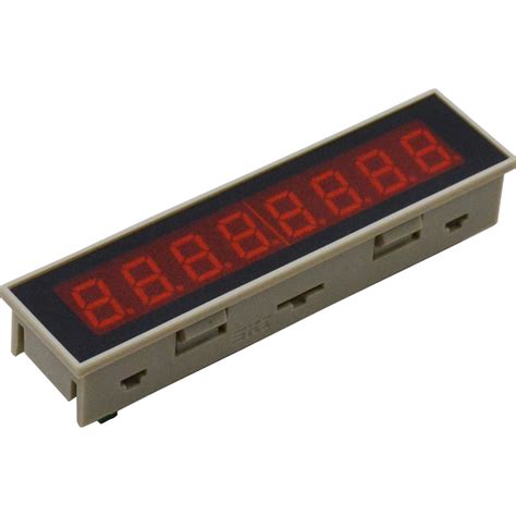 rs485 rs232 ttl modbus rtu acsii high quality 0 4 inch 8 digit led