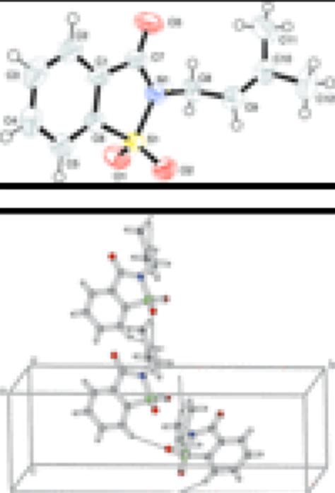 The Molecular Structure Of The Title Molecule With The Atom Numbering