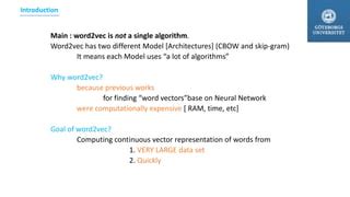 Word2vec ultimate beginner | PPT