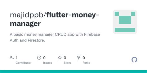 Github Majidppbflutter Money Manager A Basic Money Manager Crud App
