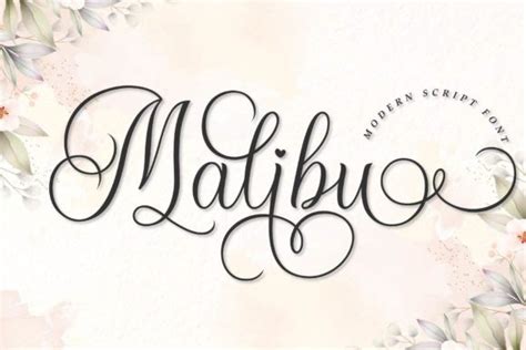 Malibu Font Free Font Malibu Font Free Font