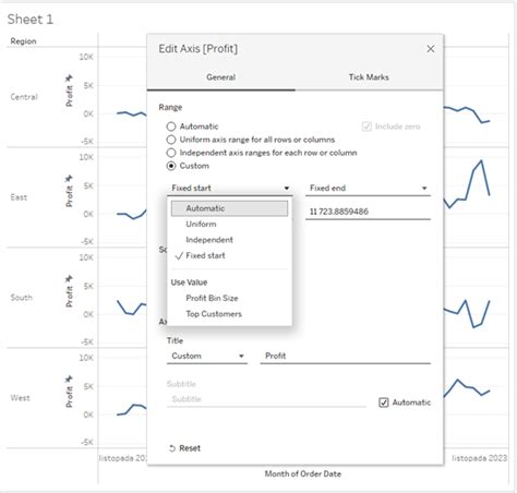 Dynamic Axis Ranges NewDataLabS