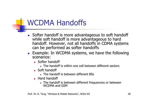 3 Handoff Management