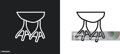 흰색과 검은색의 윤곽선 아이콘입니다 플랫 벡터 아이콘flat Vector Icon From Collection For Web Mobile Apps And 0명에 대한 스톡