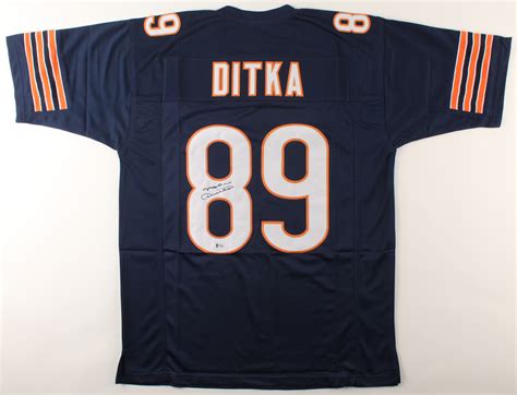 Mike Ditka Signed Jersey Beckett Coa Pristine Auction