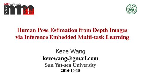 Pdf Human Pose Estimation From Depth Images Via Inference Embedded