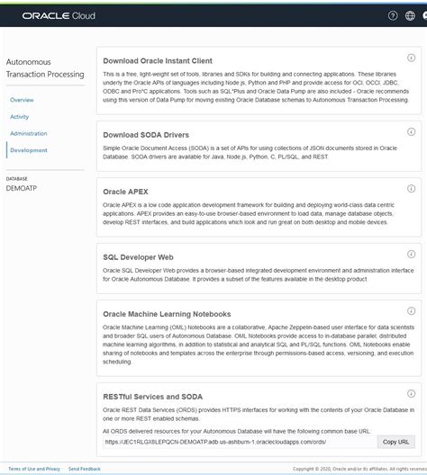 Creating An Autonomous Transaction Processing Atp Database