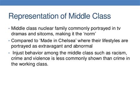 Media Representation Of Class
