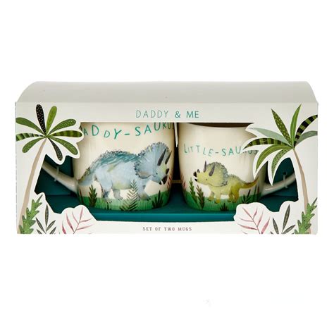 Buy Daddy And Me Dinosaur Mugs Set Of 2 For Gbp 4 99 Card Factory Uk