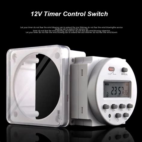 OKDEALS Durable Plastic Ad Timer Automatic Power Off V Timer Control Switch Cycle On Off