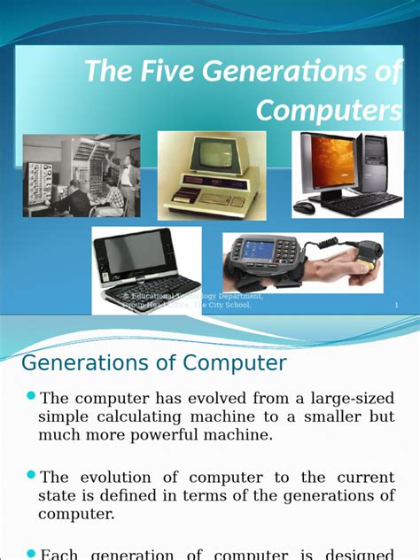 Computer Generations Pdf Integrated Circuit Computer Science