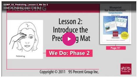 Comprehension Predicting Lesson Video