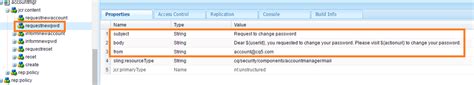 Osgi Configuration Accountmanagementservice Api In Aem Aem