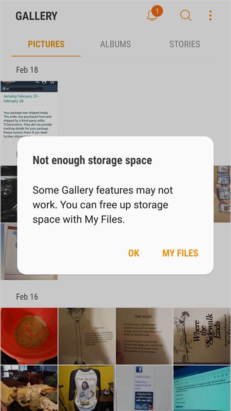 Brcause My Phone Android Is Low On Storage Space I Can T Access My Gallery To Delet Photos And