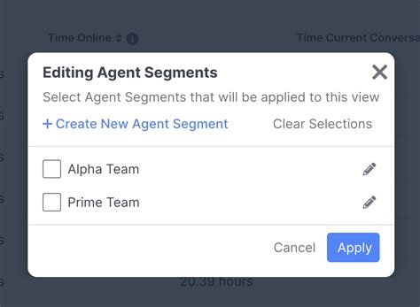 Agent Efficiency View